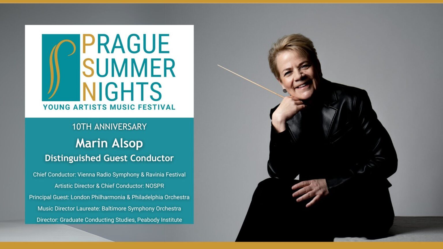 Marin Alsop Announced As Distinguished Guest Conductor For Prague ...